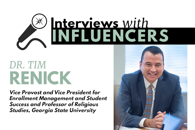Interviews with Influencers: Dr. Tim Renick – Third Way